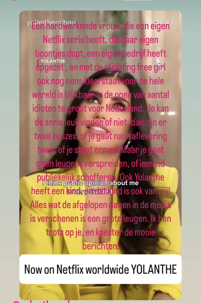 Wesley Sneijder springt in de bres voor ex Yolanthe Cabau na 'leugens' rondom scheiding: 'Trots ...